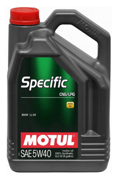 MOTUL SPECIFIC CNG/LPG 5W-40 5L > MOTUL